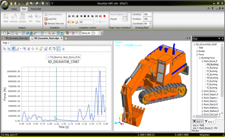 How to display MBD for ANSYS animation and simulation results