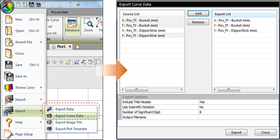 FunctionBay Technical Support Site | How can I save RecurDyn analysis data as text data for use ...