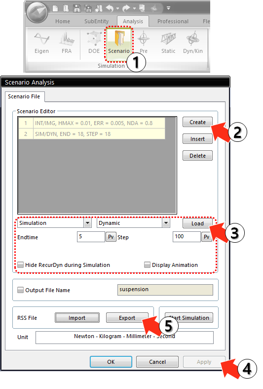 FunctionBay Technical Support Site | How can I perform batch simulation on a design parametric ...