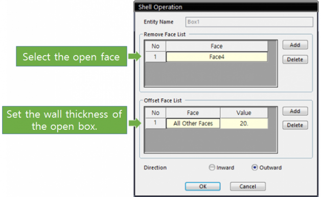 FunctionBay Technical Support Site | How can I create an open box or wall?