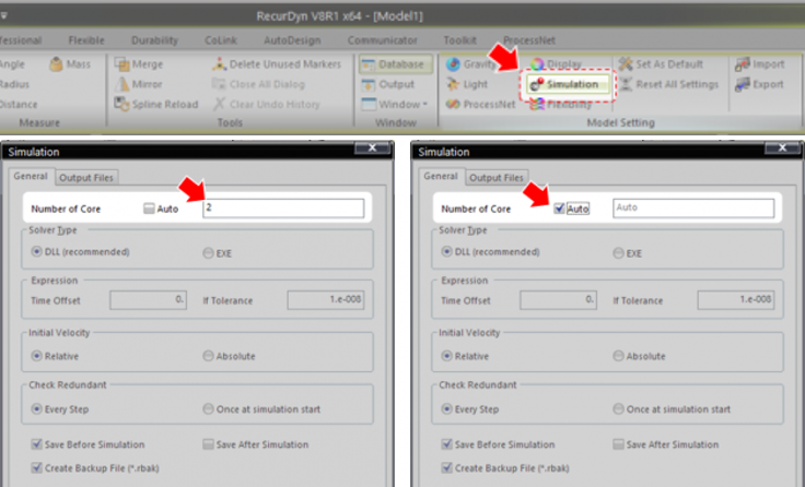 FunctionBay Technical Support Site | How can I improve RecurDyn performance with a multi-core CPU?