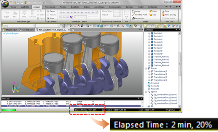 FunctionBay Technical Support Site | How can I see the time required to complete the simulation ...