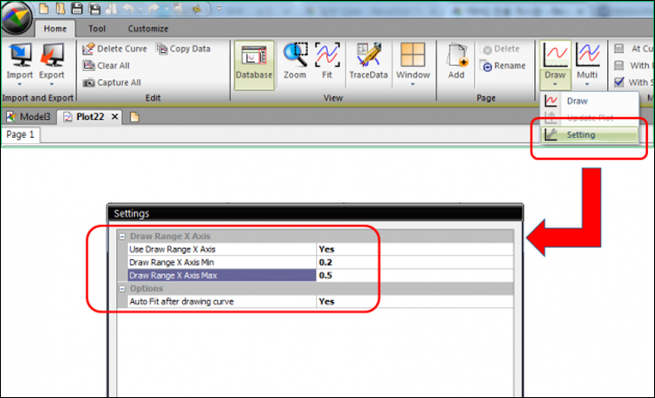 FunctionBay Technical Support Site | How can I plot a curve for a range (between 0.2 and 0.5 ...