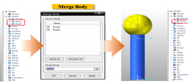 펑션베이 기술사이트 | 여러 바디를 Merge Body 로 쉽게 하나로 합치는 방법