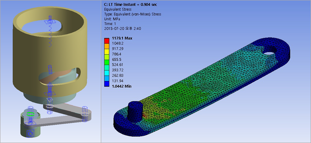 Valve Simulation │ MBD for ANSYS Motion Analysis Tool
