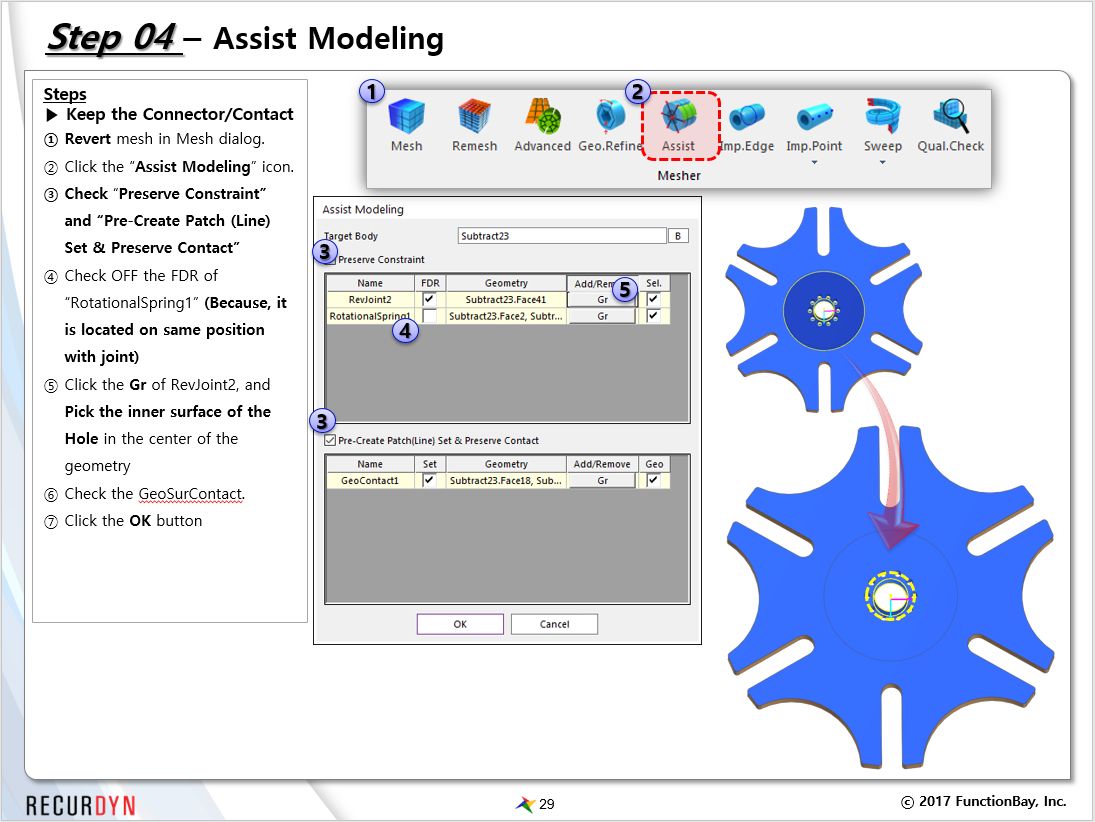 FunctionBay Technical Support Site | RecurDyn V9R1 Mesher Upgrade – Tutorial