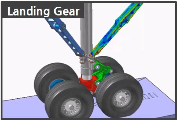 Landing Gear Simulation │ RecurDyn │FunctionBay