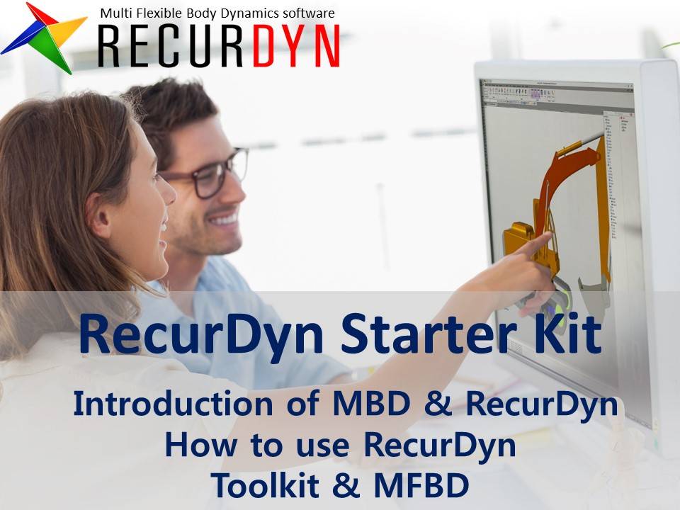 RecurDyn Starter Kit webinar is now released! (3 lectures - 1 hour)