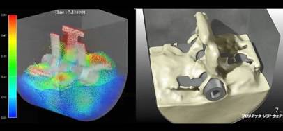 RecurDyn Particleworks 인터페이스 | Fluid Structure Interaction (FSI) | RecurDyn x Particleworks