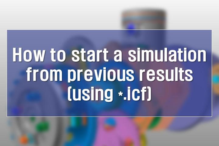 RecurDyn | How to start a new simulation from the end time of the previous simulation