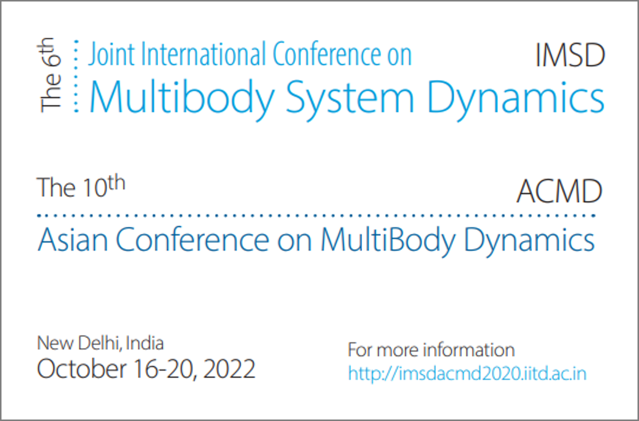 FunctionBay Technical Support Site | Participation in IMSD-ACMD 2022