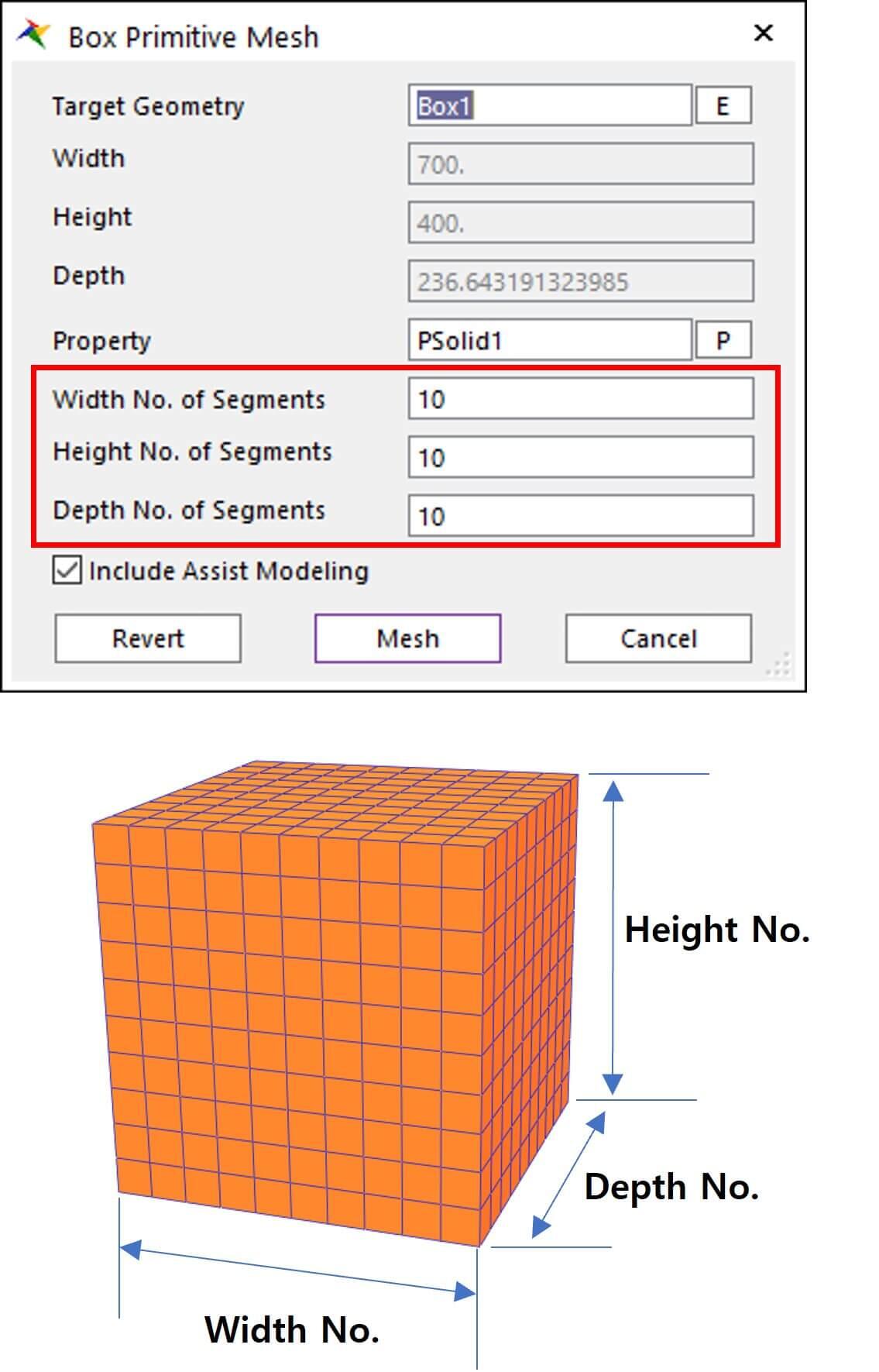 How to create high-quality meshes of Ellipsoid, Box, and Cone shapes