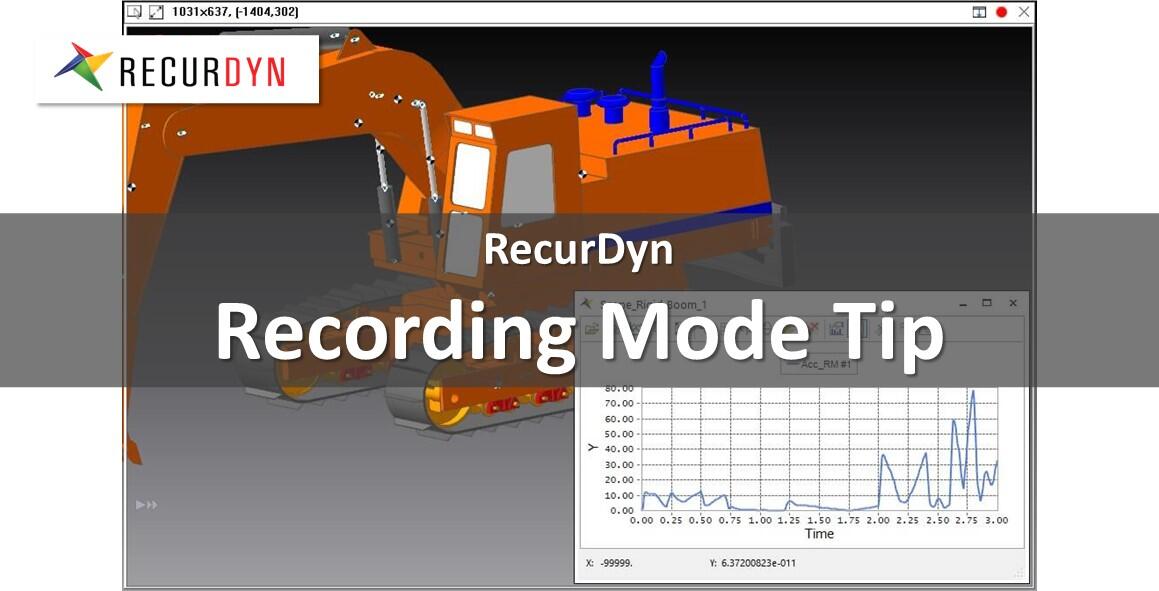 시뮬레이션 결과 애니메이션과 그래프를 동시에 녹화하는 방법