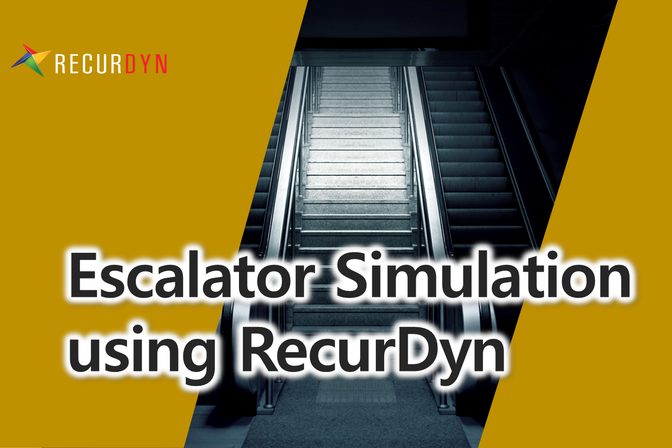 FunctionBay Technical Support Site | Escalator simulation using RecurDyn